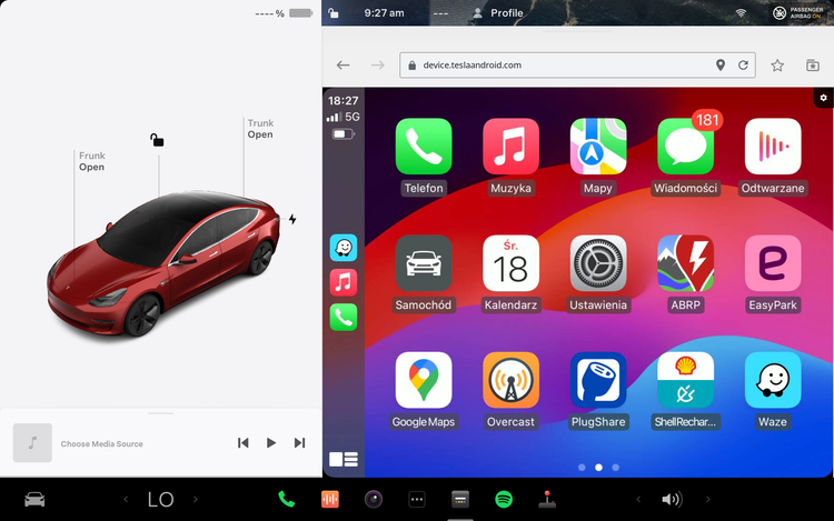 Tesla Android